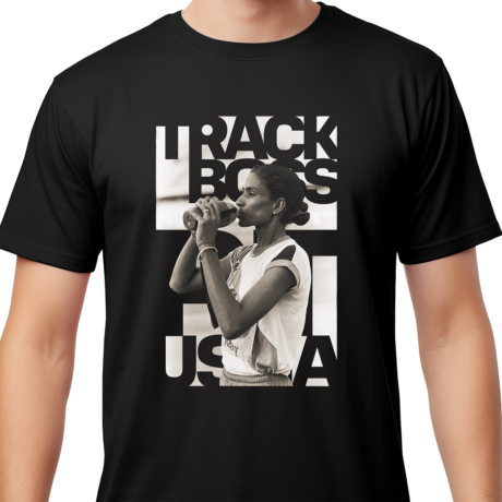 'Track Boss Usha' T-Shirt - HT Merch
