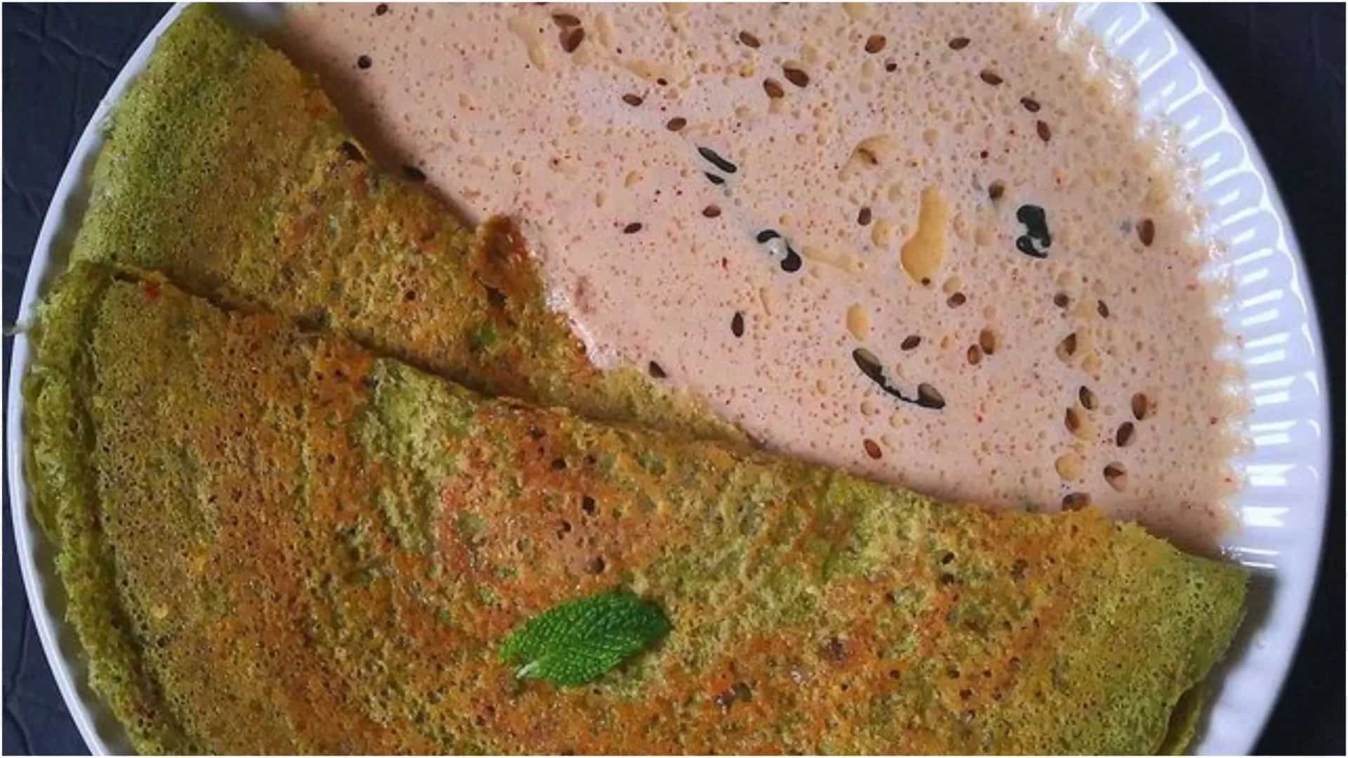Pesarattu: Protein Loaded Delicious Green Gram Dosa