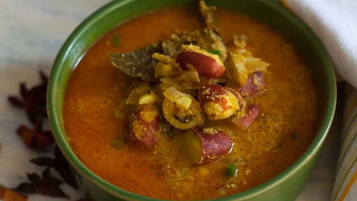 Bikkand Thadsayilele: Tried This Konkani Jackfruit Seed Curry