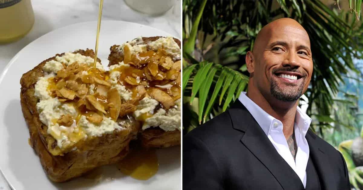 Dwayne Johnson's is back with his Cheat Meal – The Rock Toast