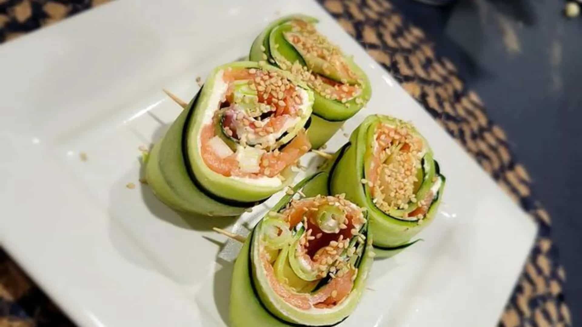 Salmon Cucumber Rolls: Fun, Fresh Cucumber Rolls