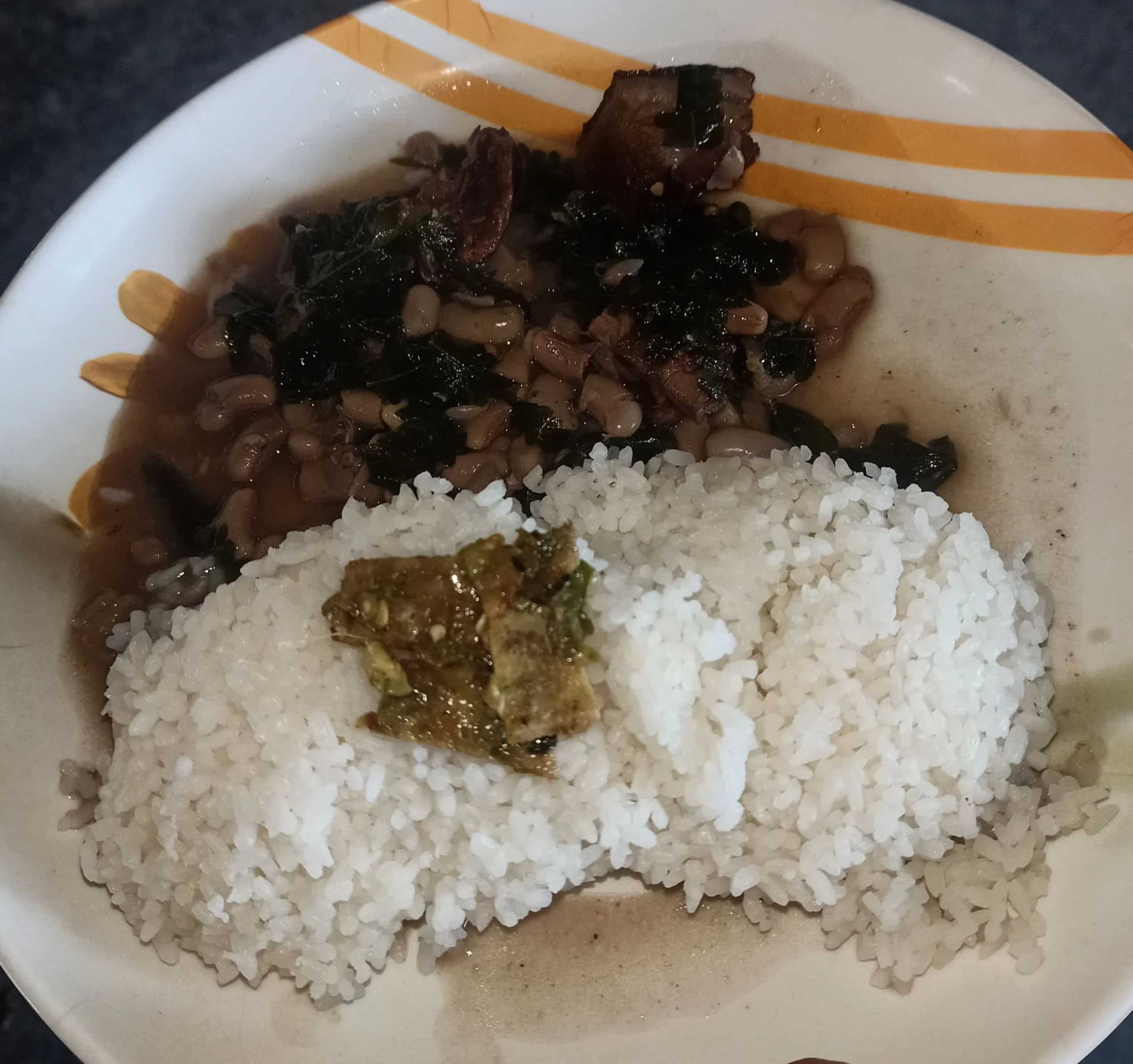 How to make Naga Dal/mungbeans With Smoke Pork Recipe