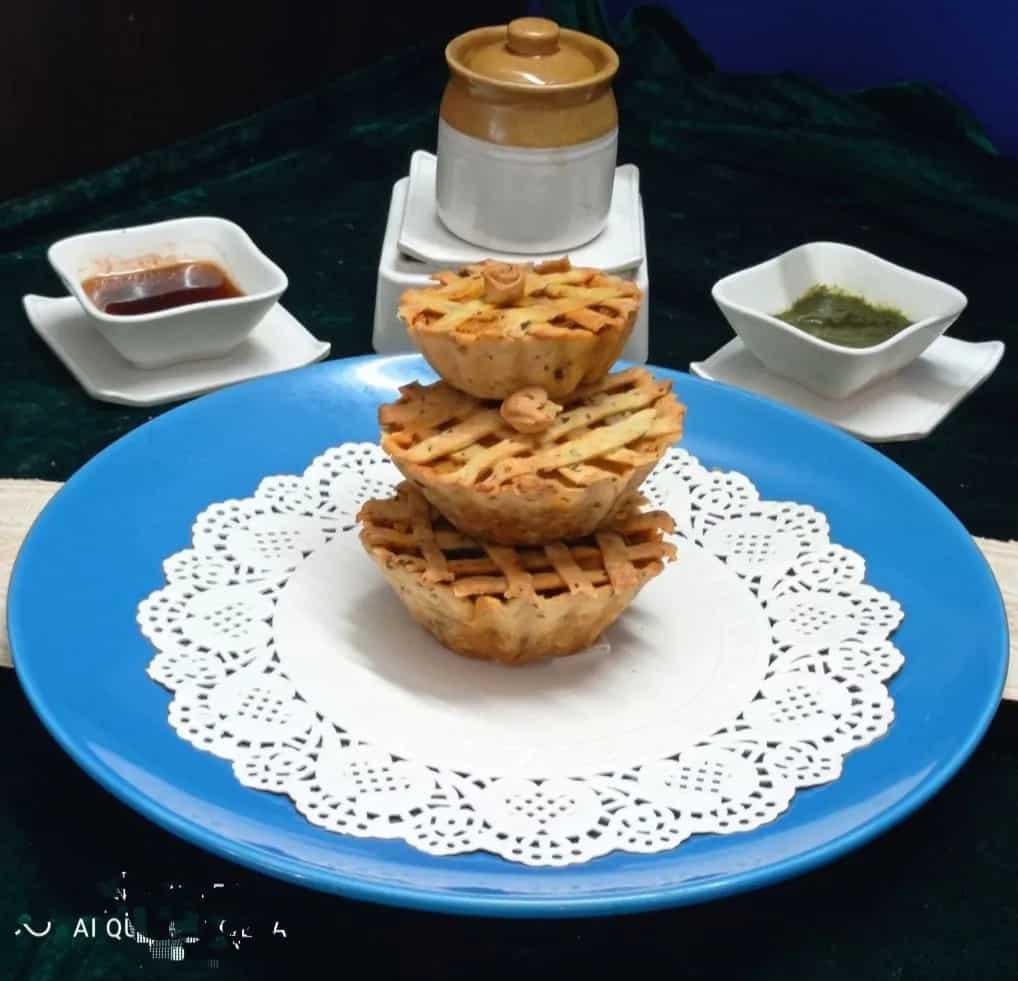 How to make Mini Panchrattan Samosa Tart Recipe