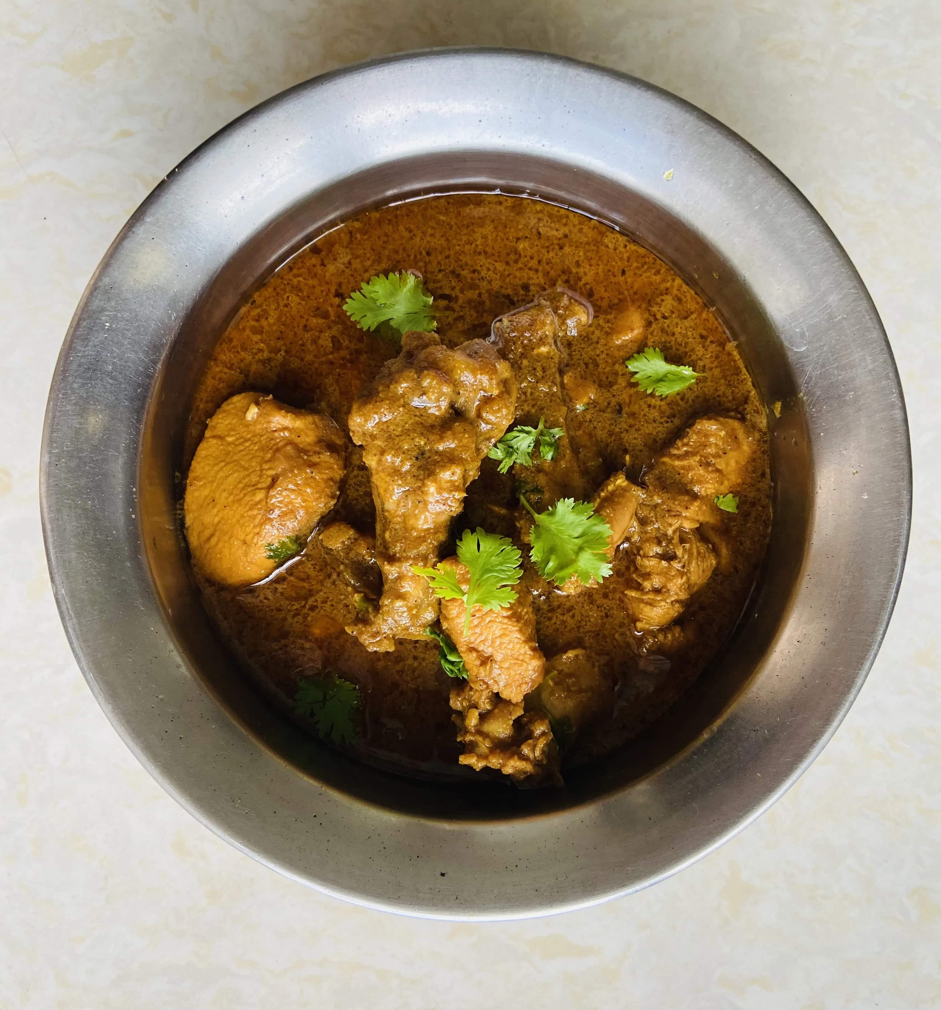 How to make Chicken Gravy Telangana Style Recipe