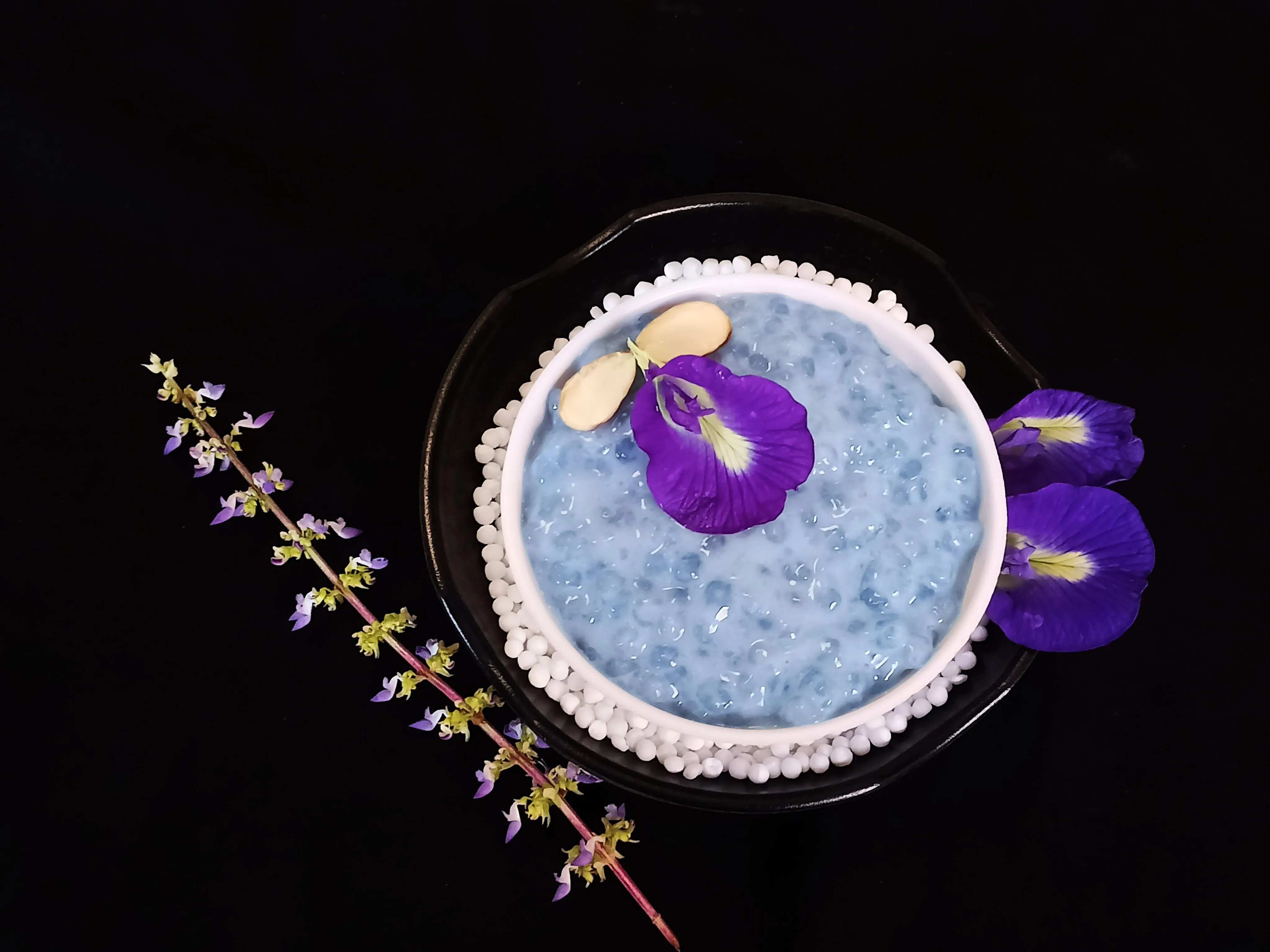 How to make Sago Blue Pudding Recipe