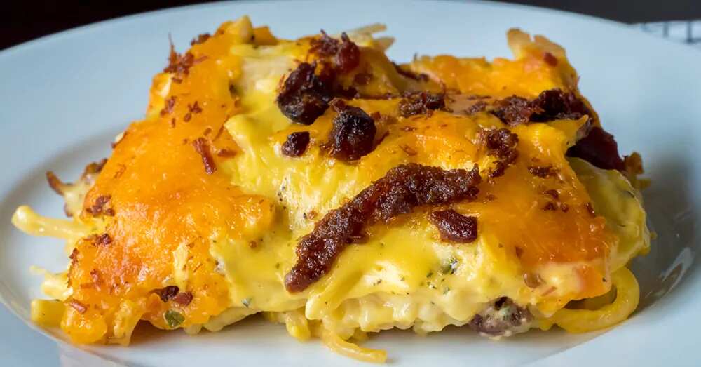 How to make Crack Chicken Spaghetti Bake Recipe