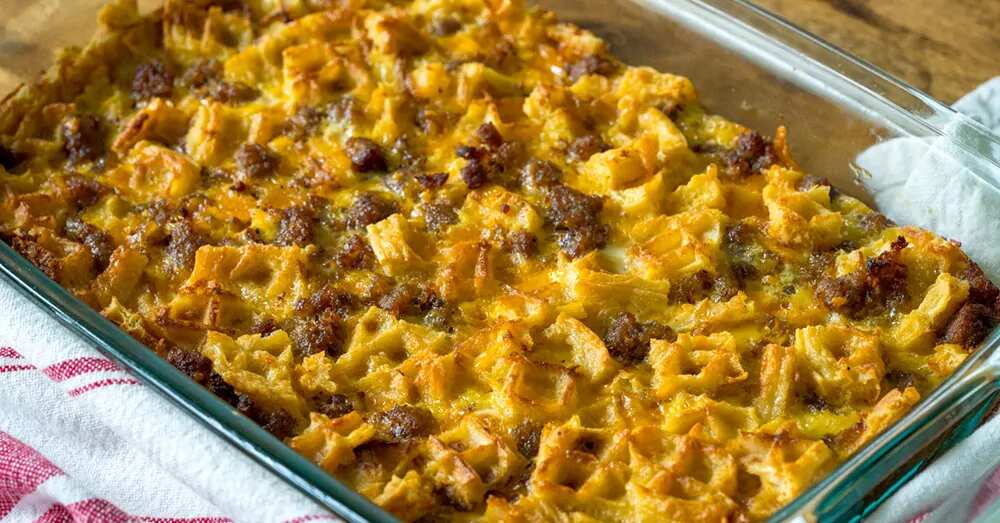 How to make Maple Waffle Casserole Recipe