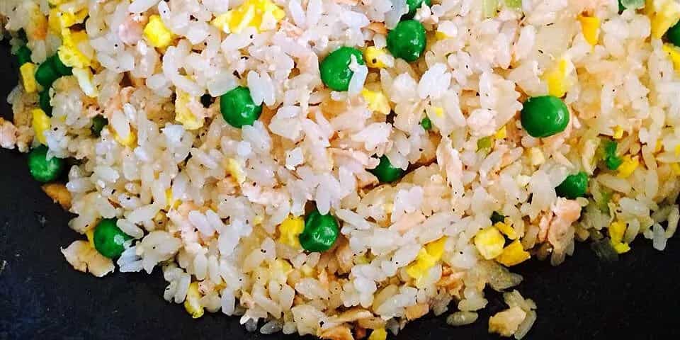 How to make Mom's Smoked Salmon Fried Rice Recipe