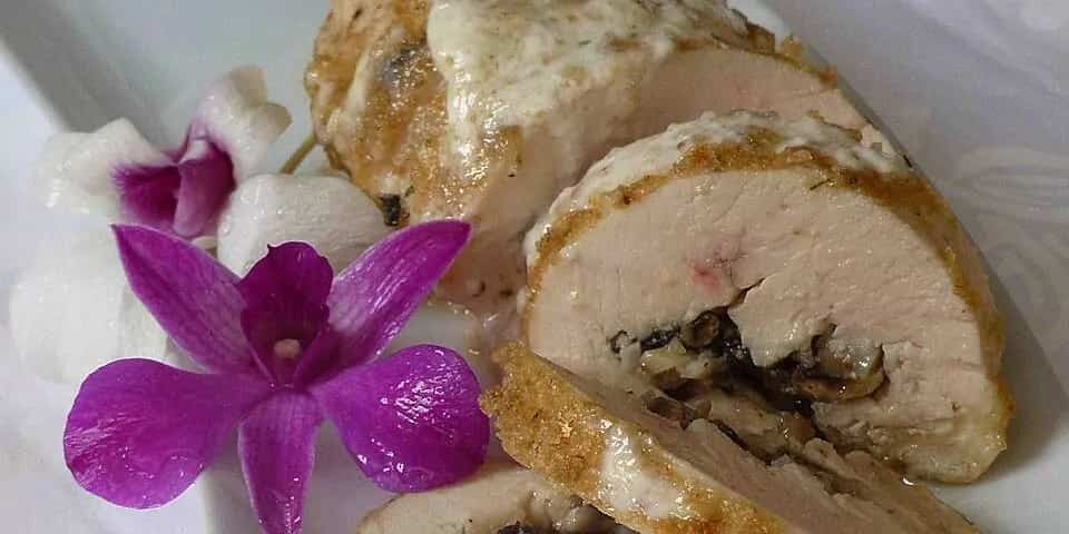 How to make Mushroom Stuffed Chicken Rollups Recipe