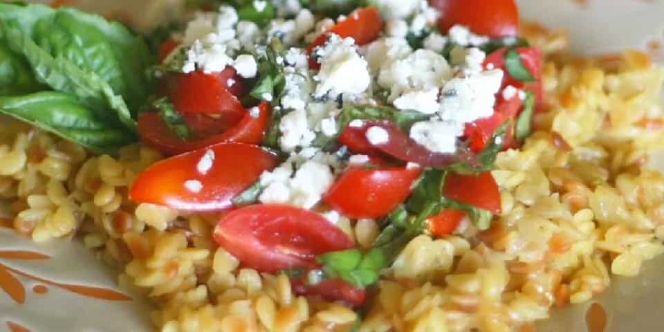 How to make Orzo With Tomatoes, Basil, And Gorgonzola Recipe