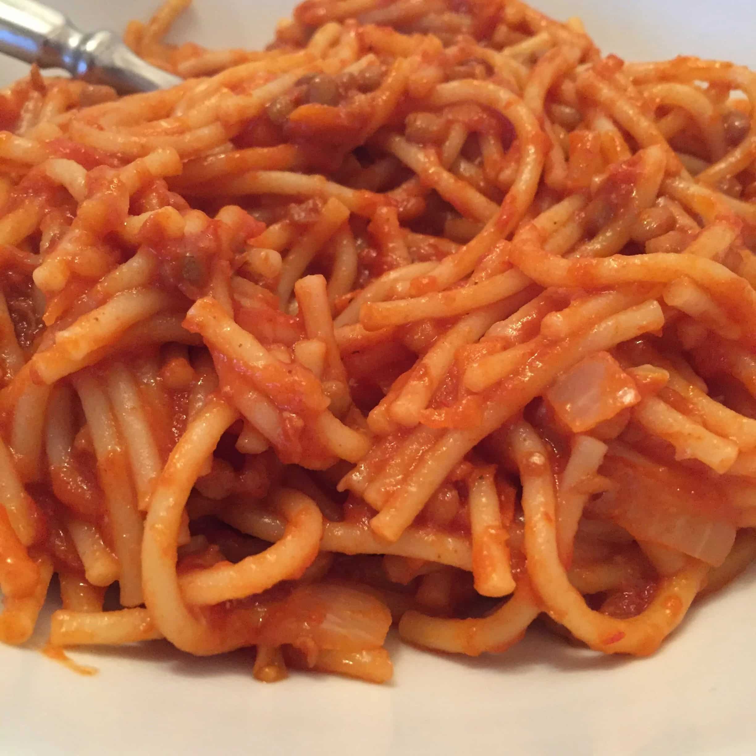 How to make Tunisian Pasta With Lentils (hlalem) Recipe