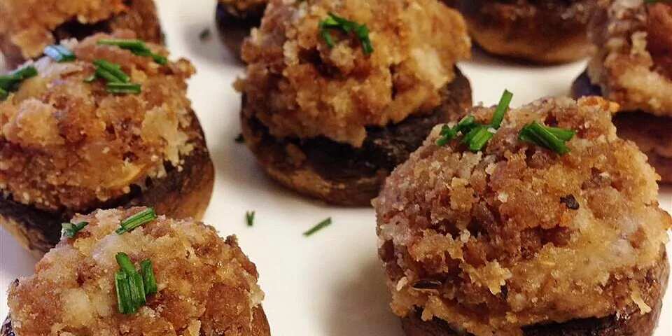 How to make Caroline And Brians Stuffed Mushrooms Recipe