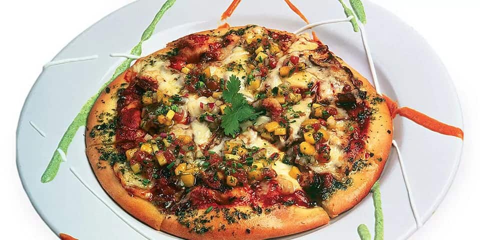 How to make Jerk Chicken Pizza With Mango Salsa Recipe