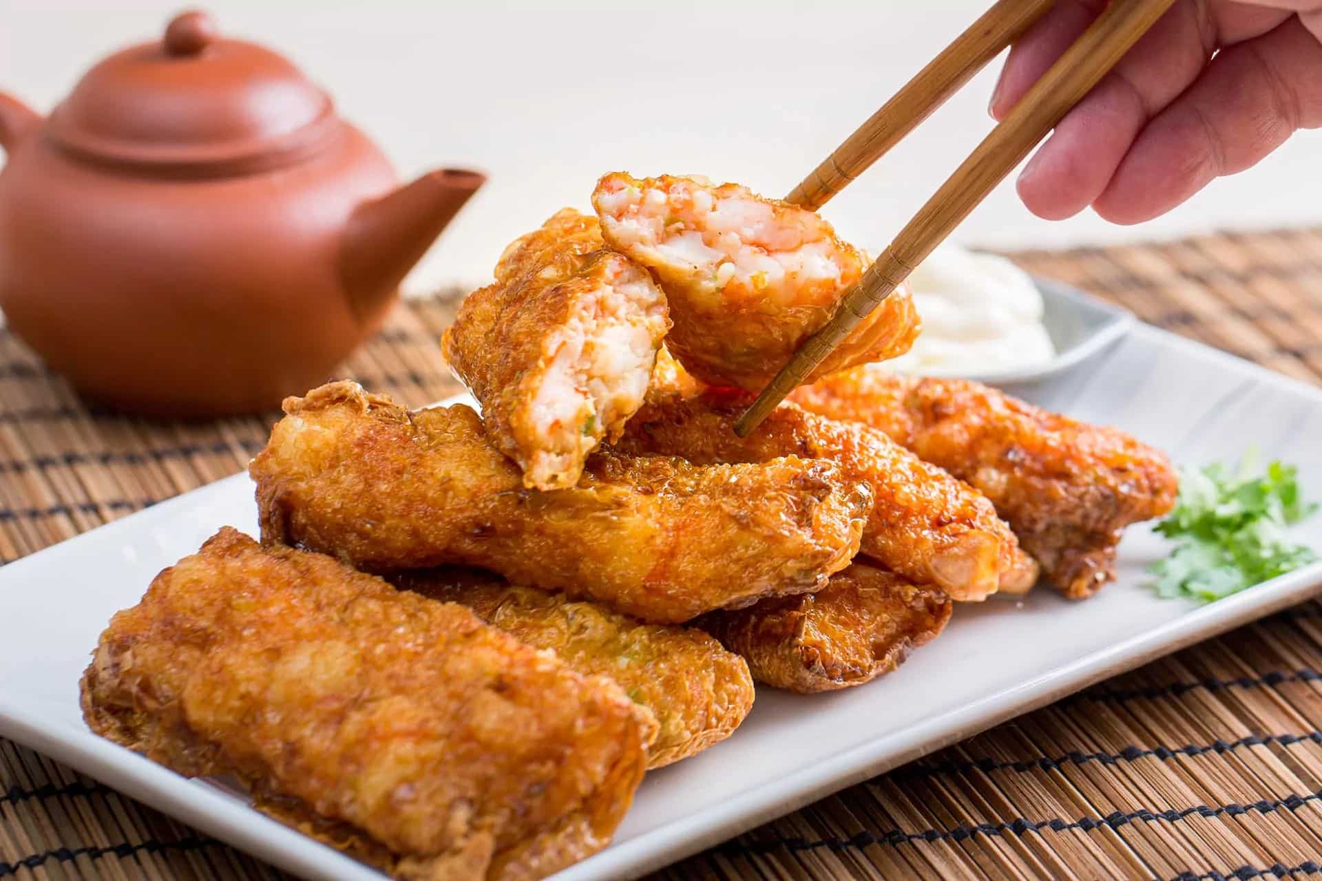 How to make Beancurd Prawn Roll Recipe