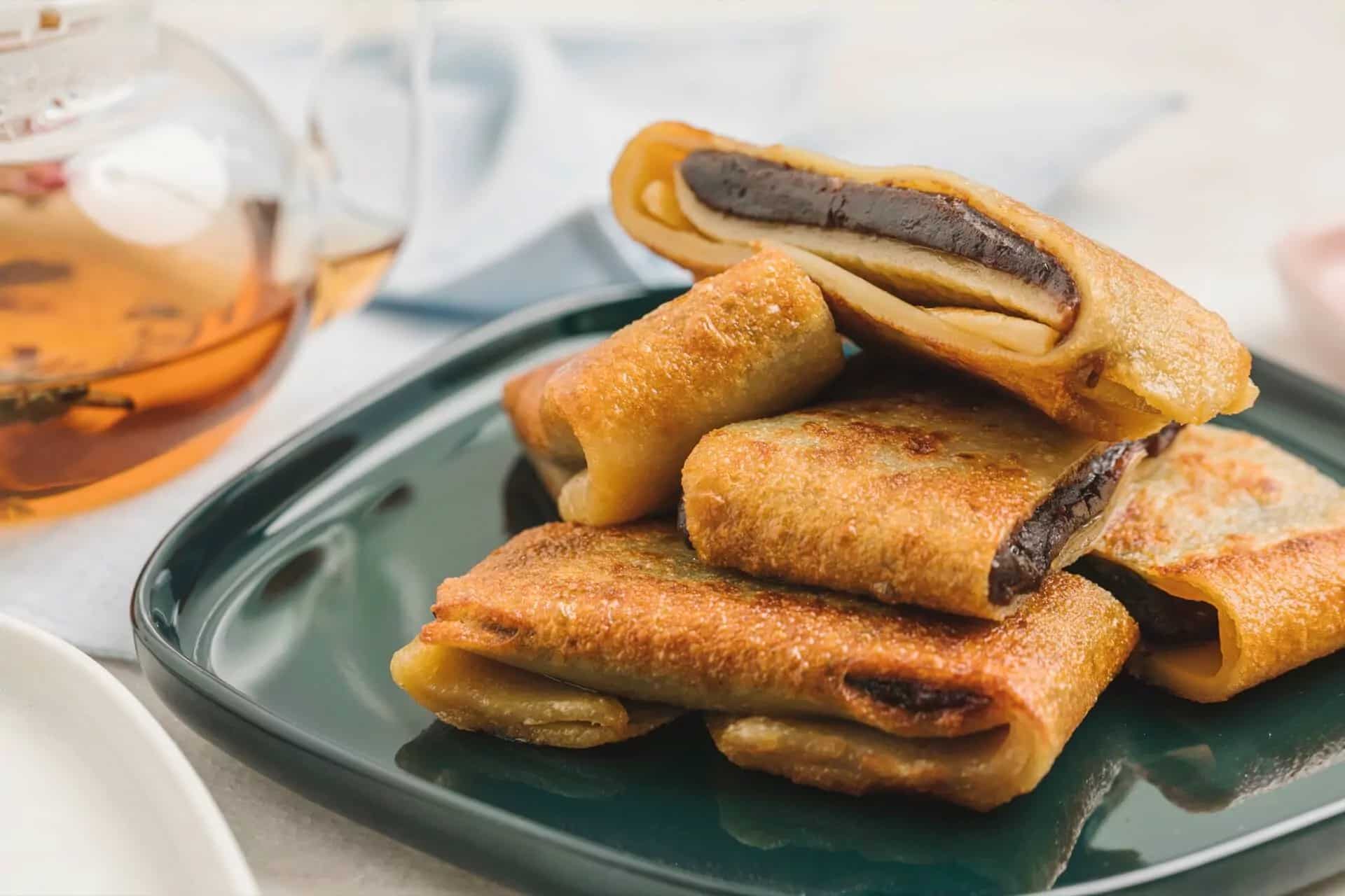How to make Chinese Red Bean Pancakes Recipe