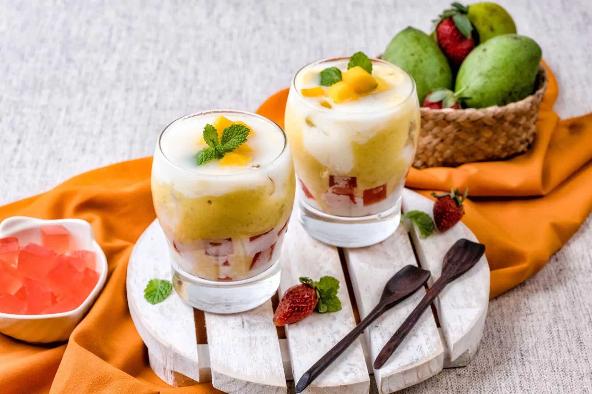 How to make Es Mangga Susu Recipe