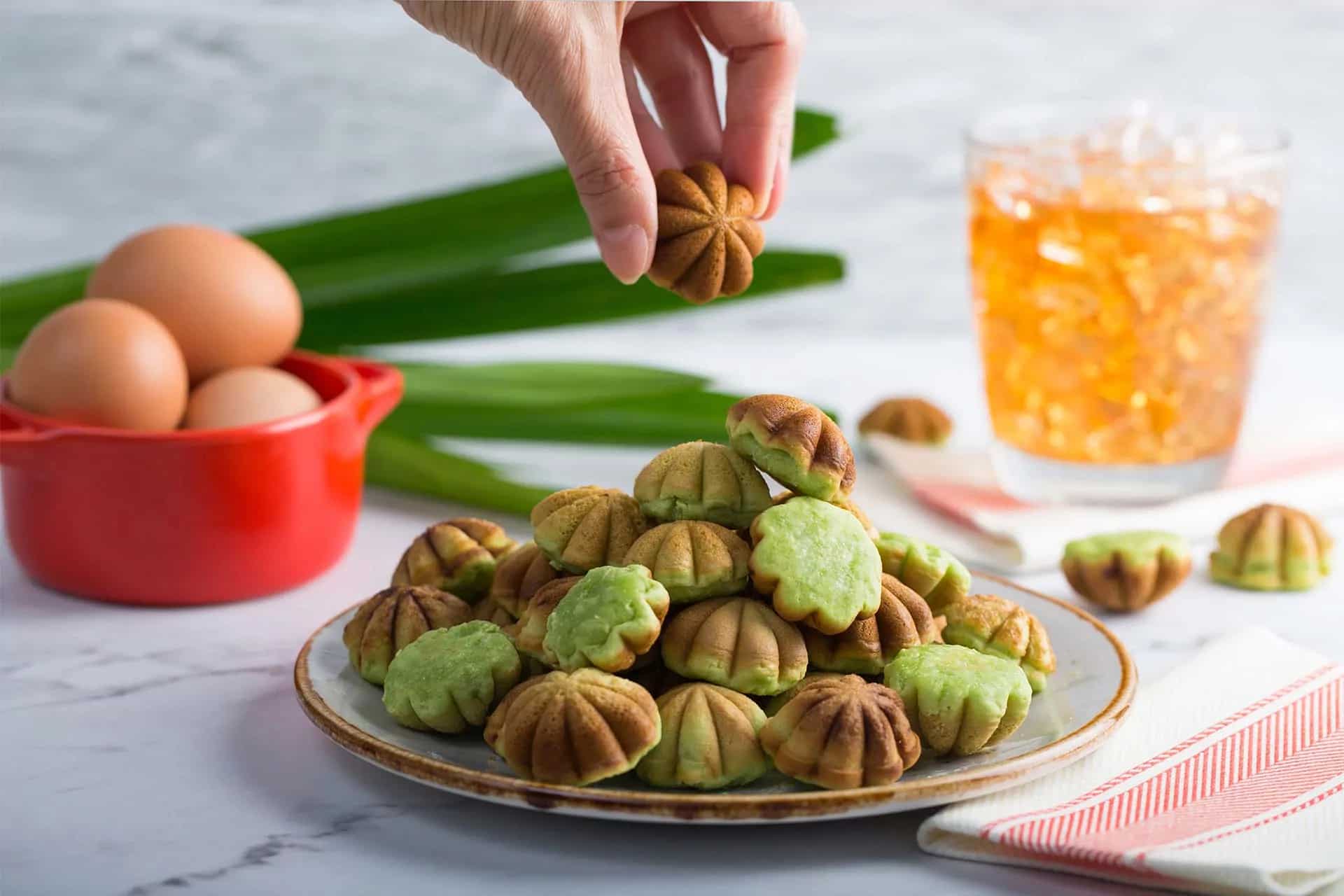 How to make Thai Pandan Sweetmeat Recipe