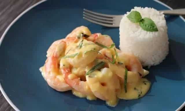 How to make Creamy Garlic Prawns Recipe