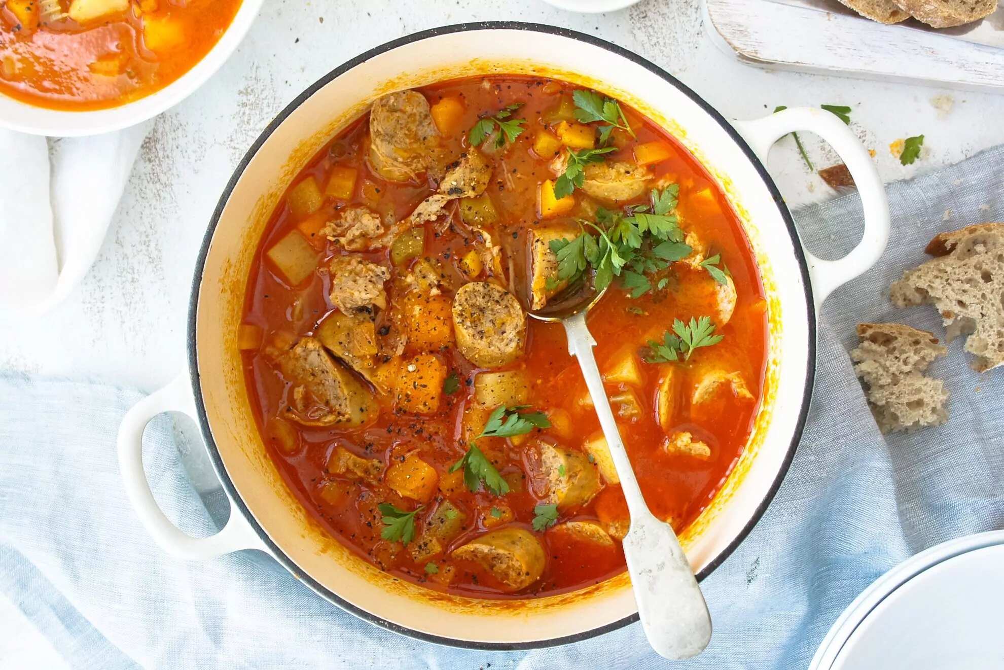 How to make Poppy's Slow Cooker Vegetable Soup Recipe