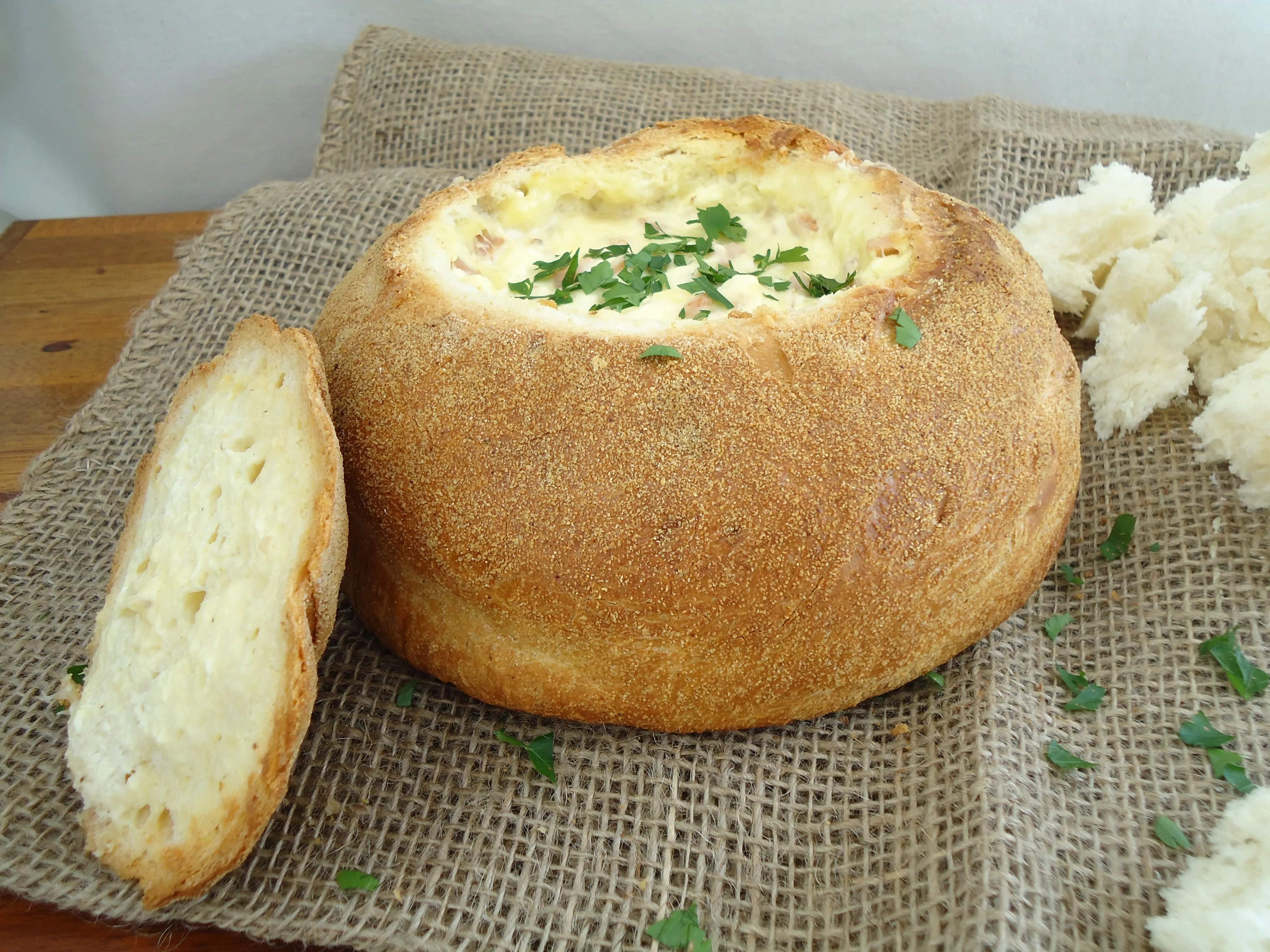 How to make Bacon And Cheese Cob Loaf Recipe