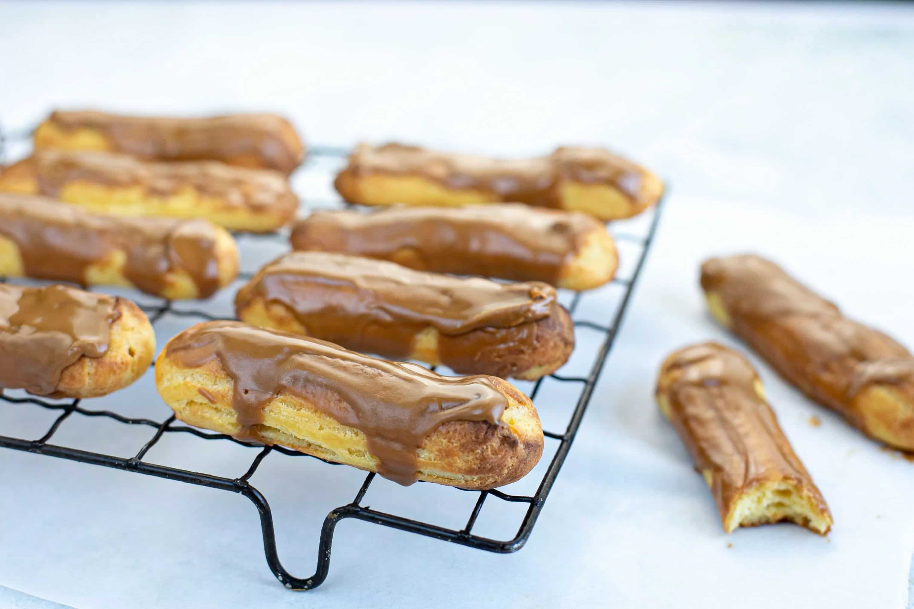 How to make Mini Biscoff Eclairs Recipe