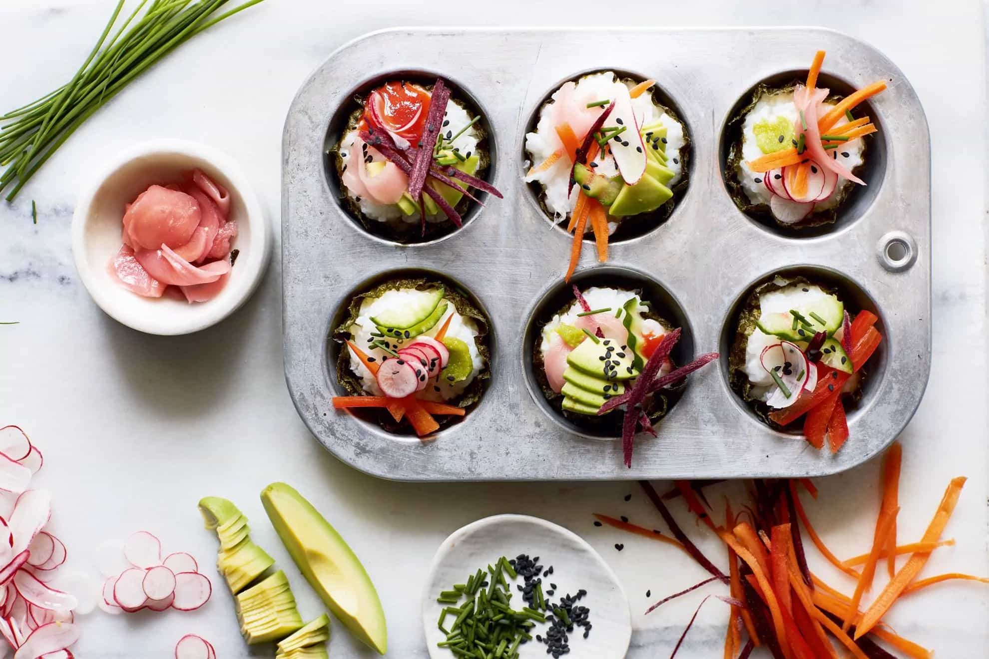 How to make Sushi Cupcakes Recipe