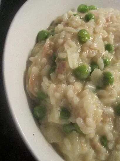 How to make Tuna Pea And White Wine Risotto Recipe