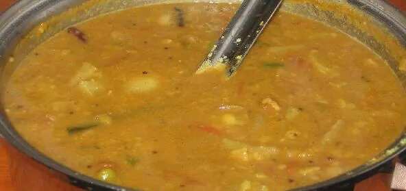 How to make Ash Gourd Sambar Recipe
