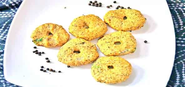 How to make Black Urad Dal Pepper Vada Recipe