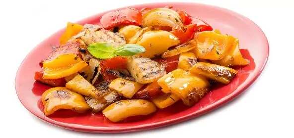 How to make Mixed Capsicum Curry Recipe