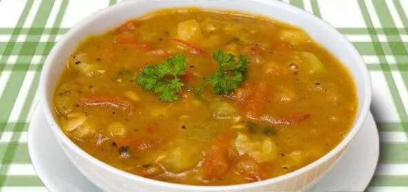 How to make Mixed Vegetable Kootu With Rasam Powder Recipe