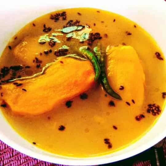 How to make Ambyache Saar (mango Broth) Recipe