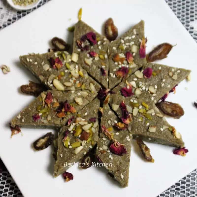 How to make Bajra Burfi Recipe