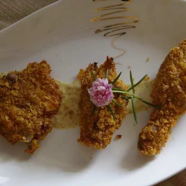 How to make Baked Crusty Mustard Chicken Recipe