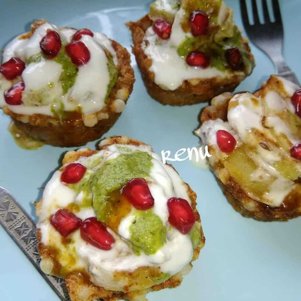 How to make Baked Sabudana Basket Chat Recipe