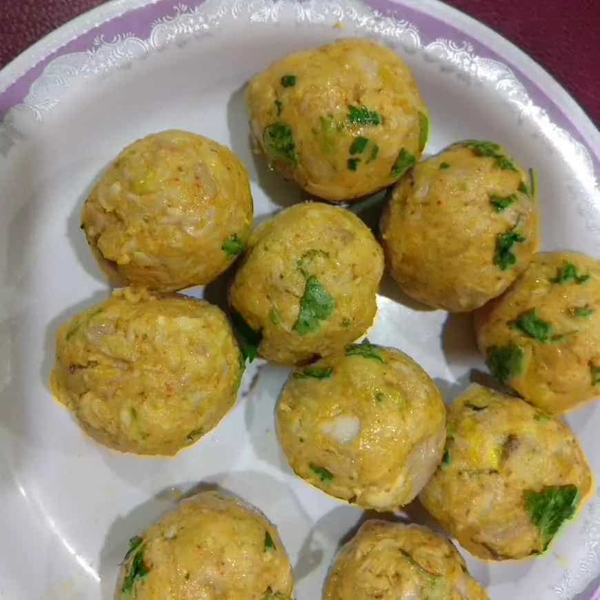 How to make Banana Chicken Balls In Sweet And Sour Gravy (just Wow) Recipe