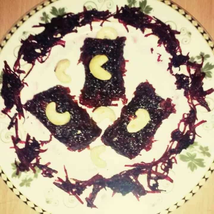 How to make Beetroot Coconut Burfi Recipe