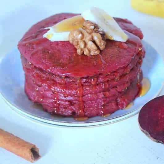 How to make Beetroot Oatmeal Pancake Recipe