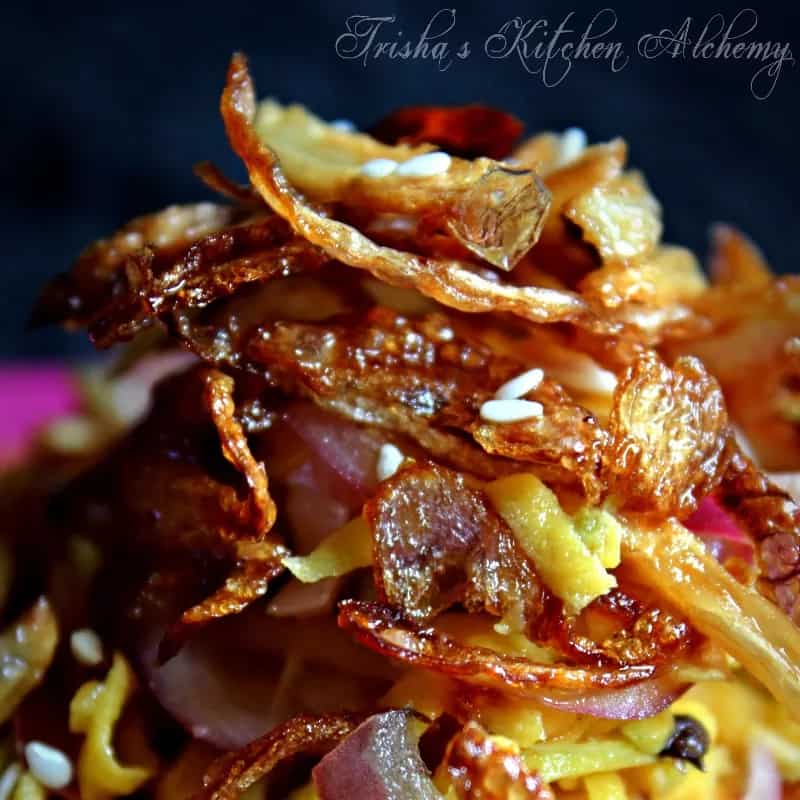 How to make Burmese Green Mango Salad (thayat Thee Thoke) Recipe