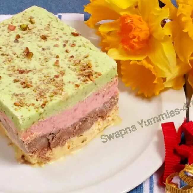 How to make Cassata-multi Flavored Ice Cream Without Egg/condensed Milk ...