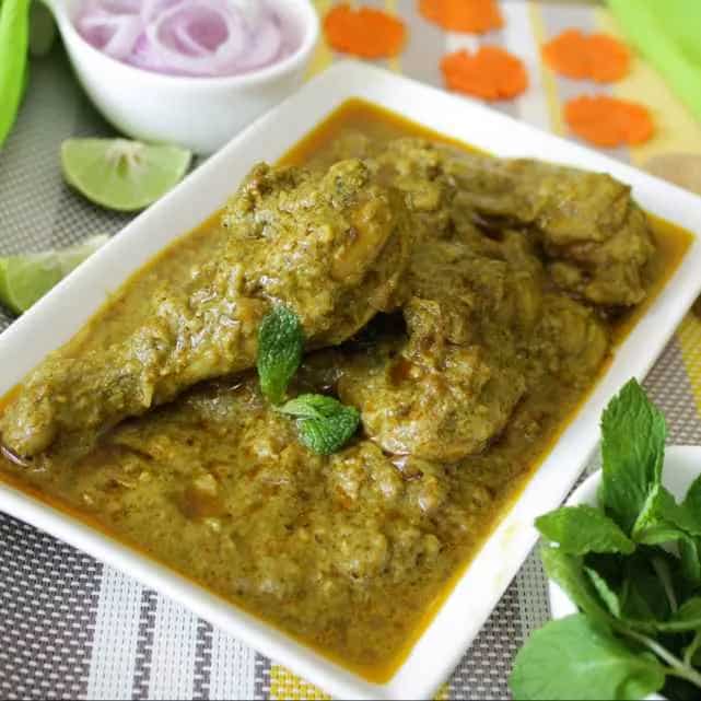 How to make Chicken In Mint Gravy Recipe