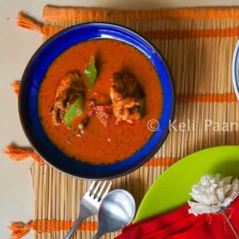 How to make Chicken Puli Munchi/chicken In Tangy Hot Curry-mangalorean ...
