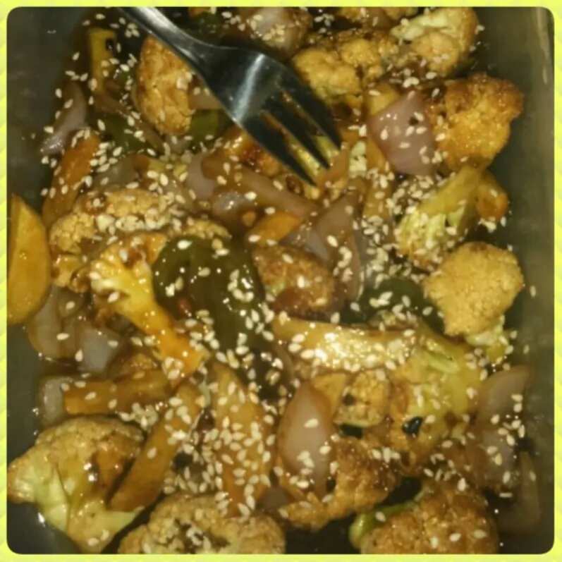 How to make Crispy Honey Chill Cauliflower Recipe