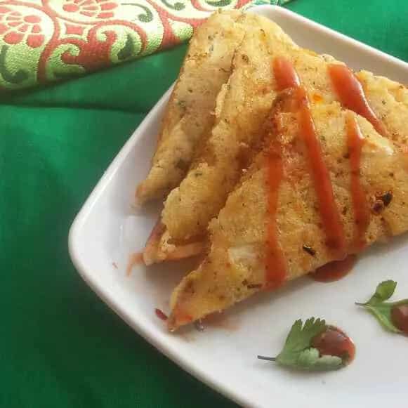 How to make Curd Malai Rawa Toast Recipe
