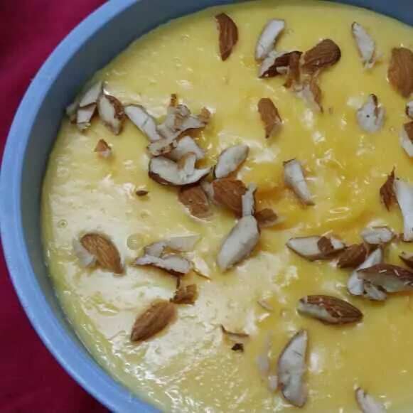 How to make Custard And Almond Pudding Recipe