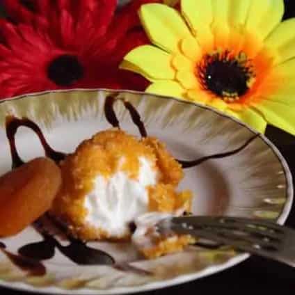 How to make Fried Ice Cream Or Ice Cream Pakoda Recipe