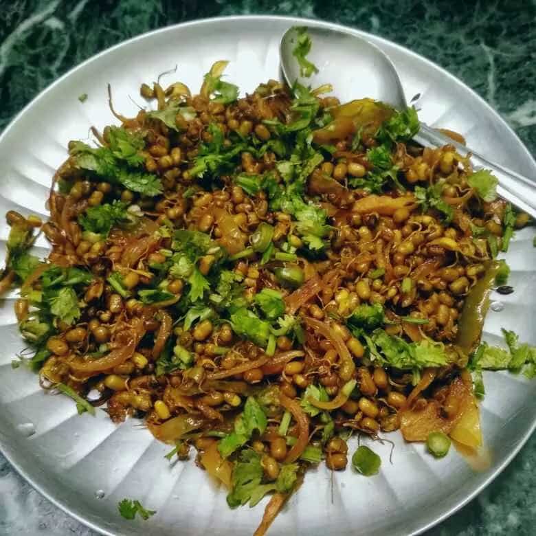How to make Fried Moong Sprouts Recipe
