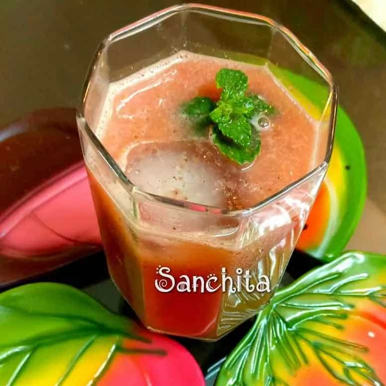 How to make Healthy Pomegranate Tomato Splash Recipe