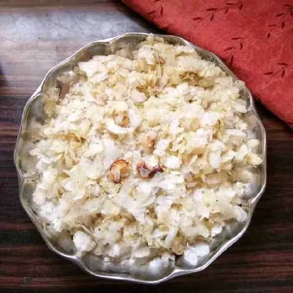 How to make Healthy Sweet Poha Recipe