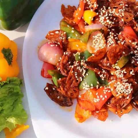 How to make Honey Chilly Lotus Stem Recipe